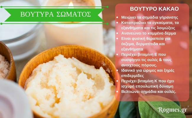 Ενυδάτωση Σώματος Με Φυσικά Προϊόντα: Βούτυρα Ομορφιάς