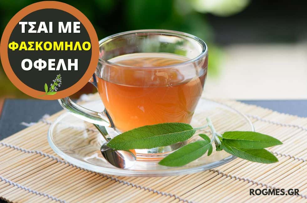 Τσάι με Φασκόμηλο Για Πονόλαιμο, Πνεύμονες & Εμμηνόπαυση